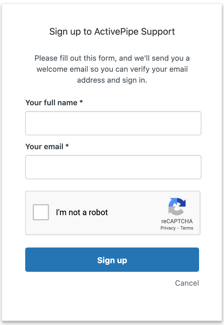 Tracking your support requests – ActivePipe