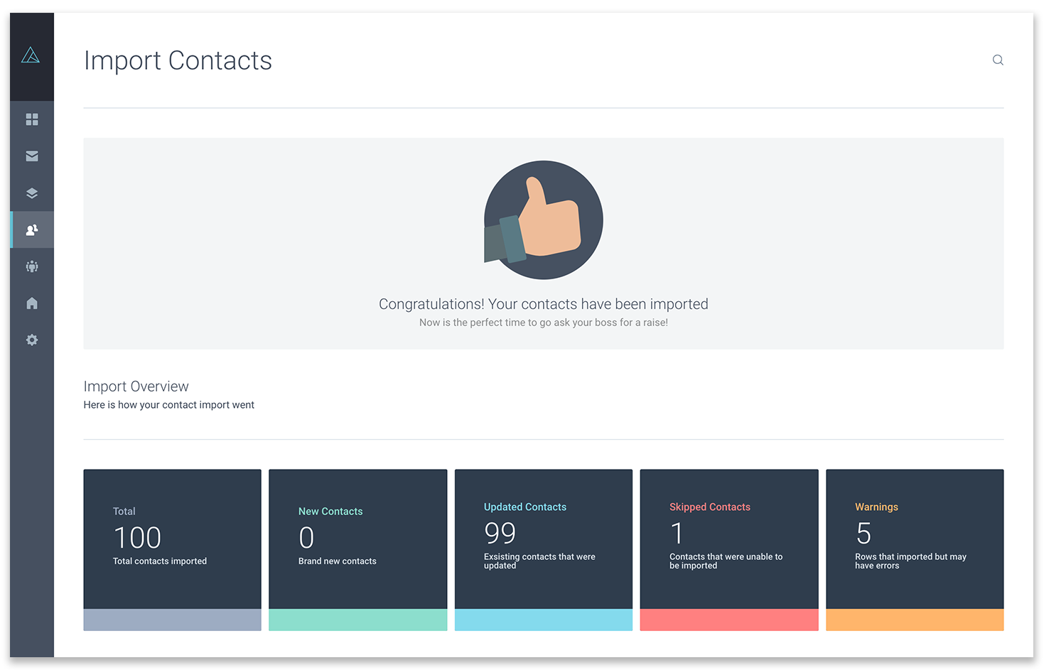 Upload contacts using a CSV file – ActivePipe