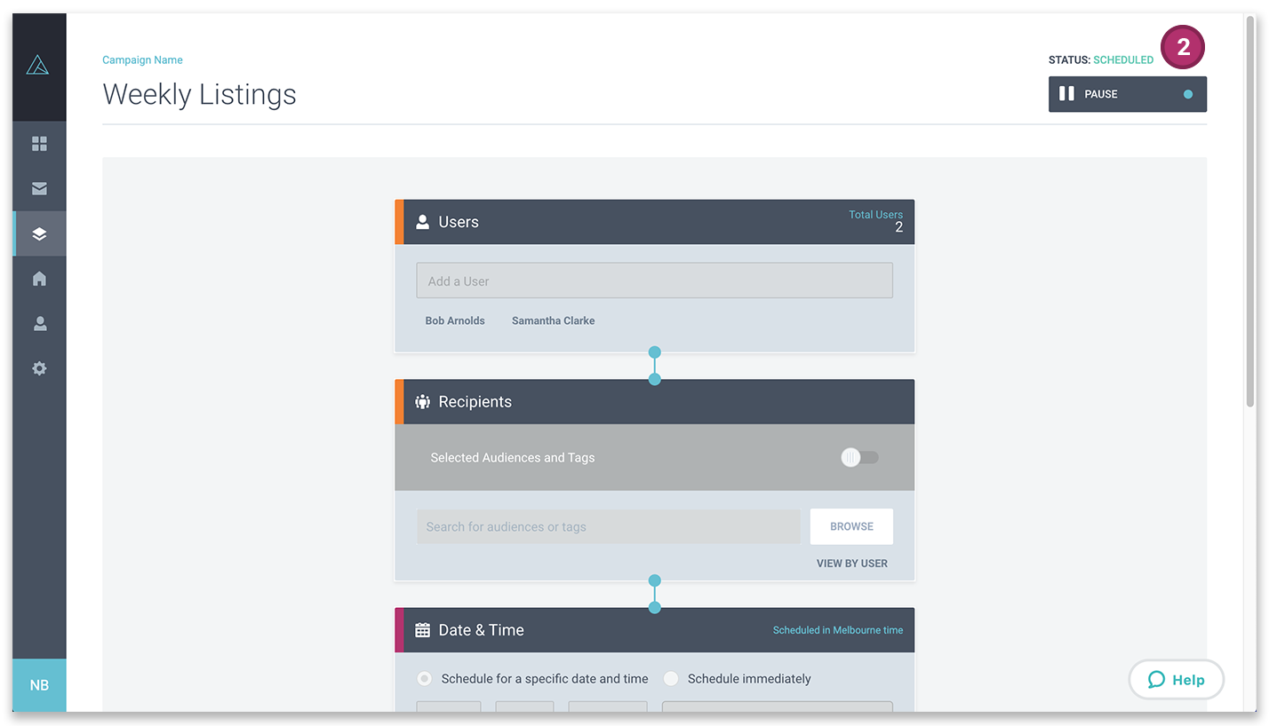 Campaign status – ActivePipe