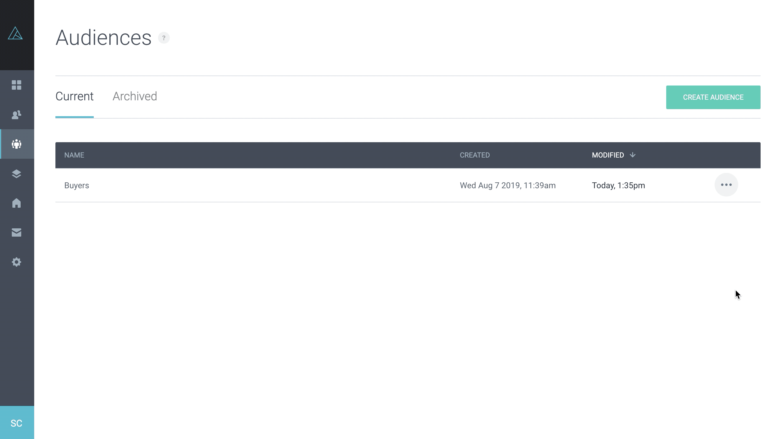 Archive an audience – ActivePipe