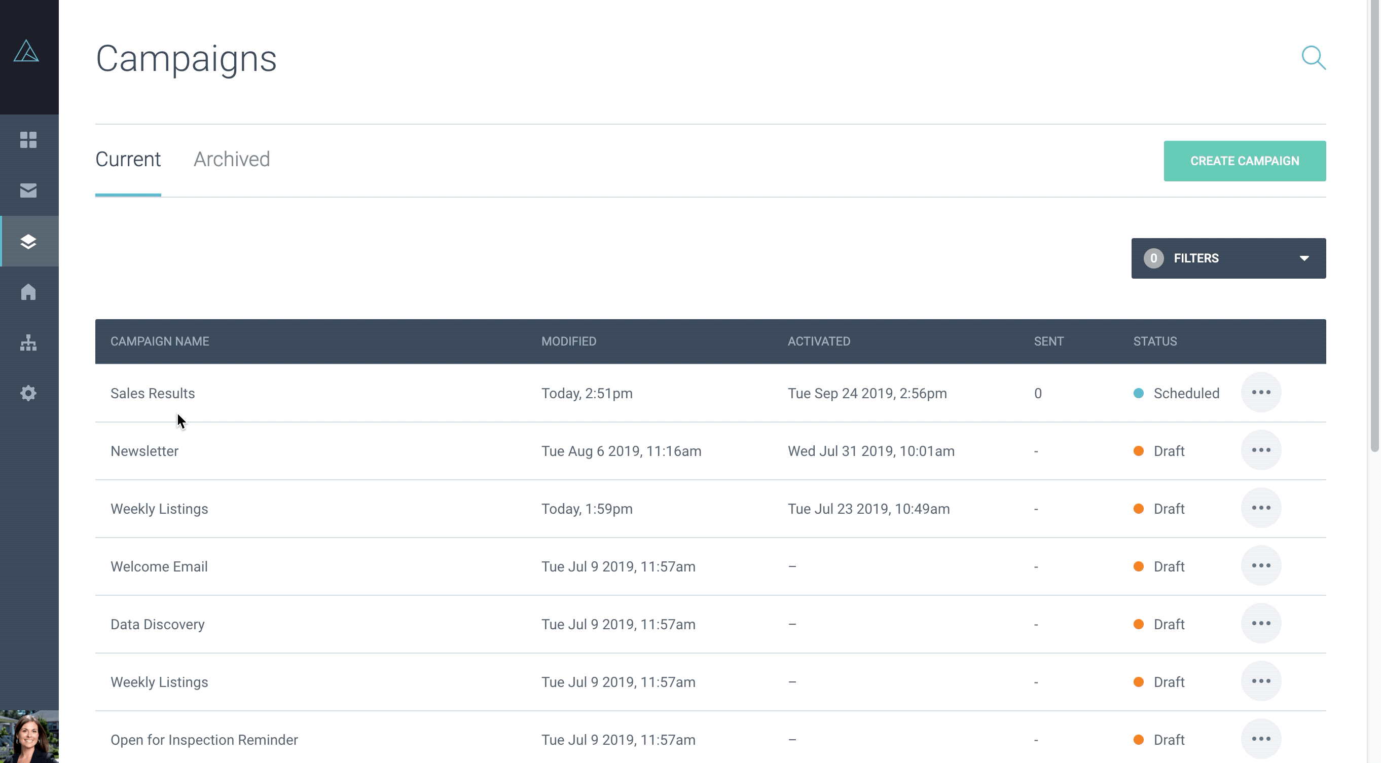 Pause or stop a campaign – ActivePipe