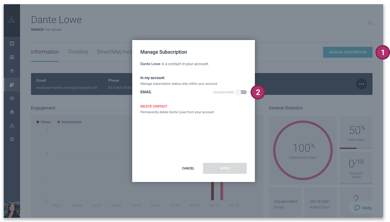 How to resubscribe contacts – ActivePipe