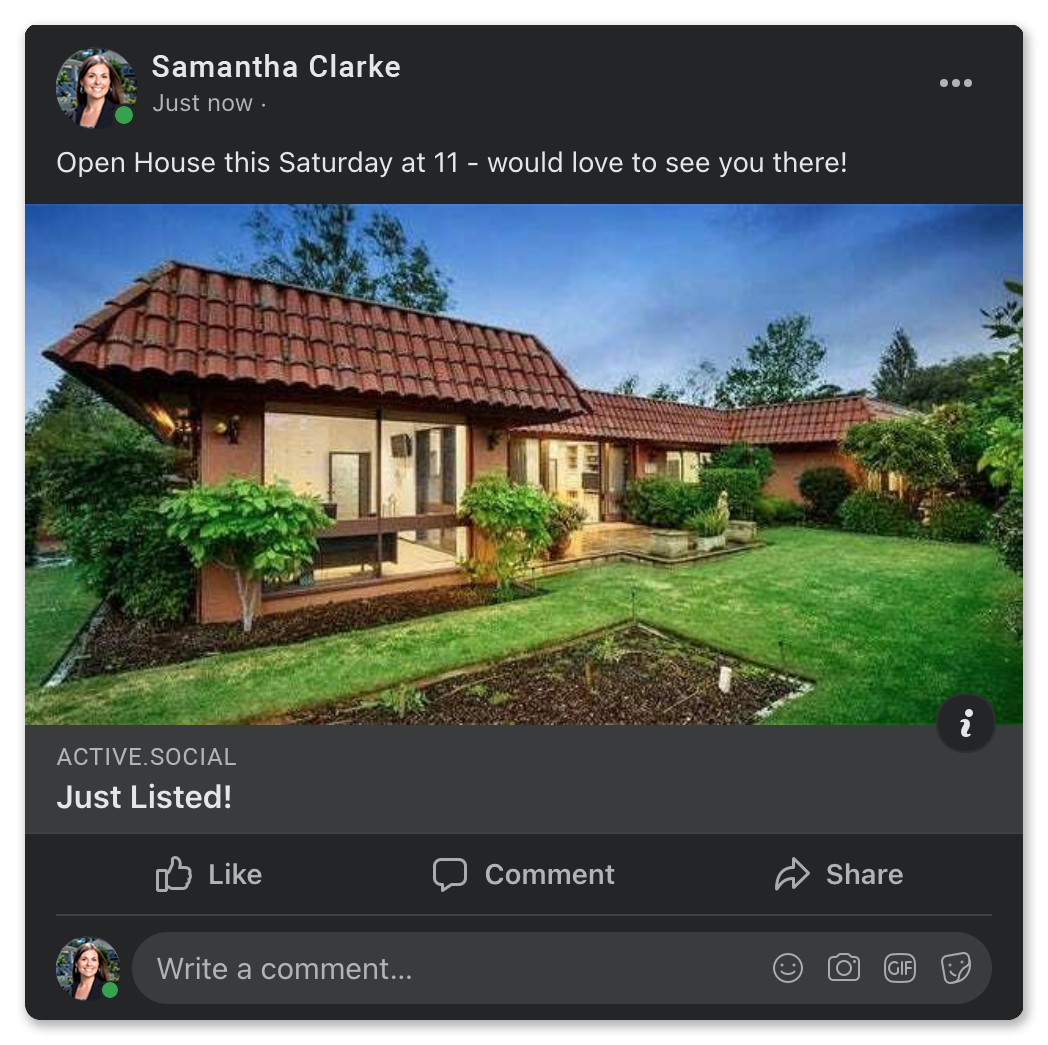 Image selection and display when sharing on socials – ActivePipe