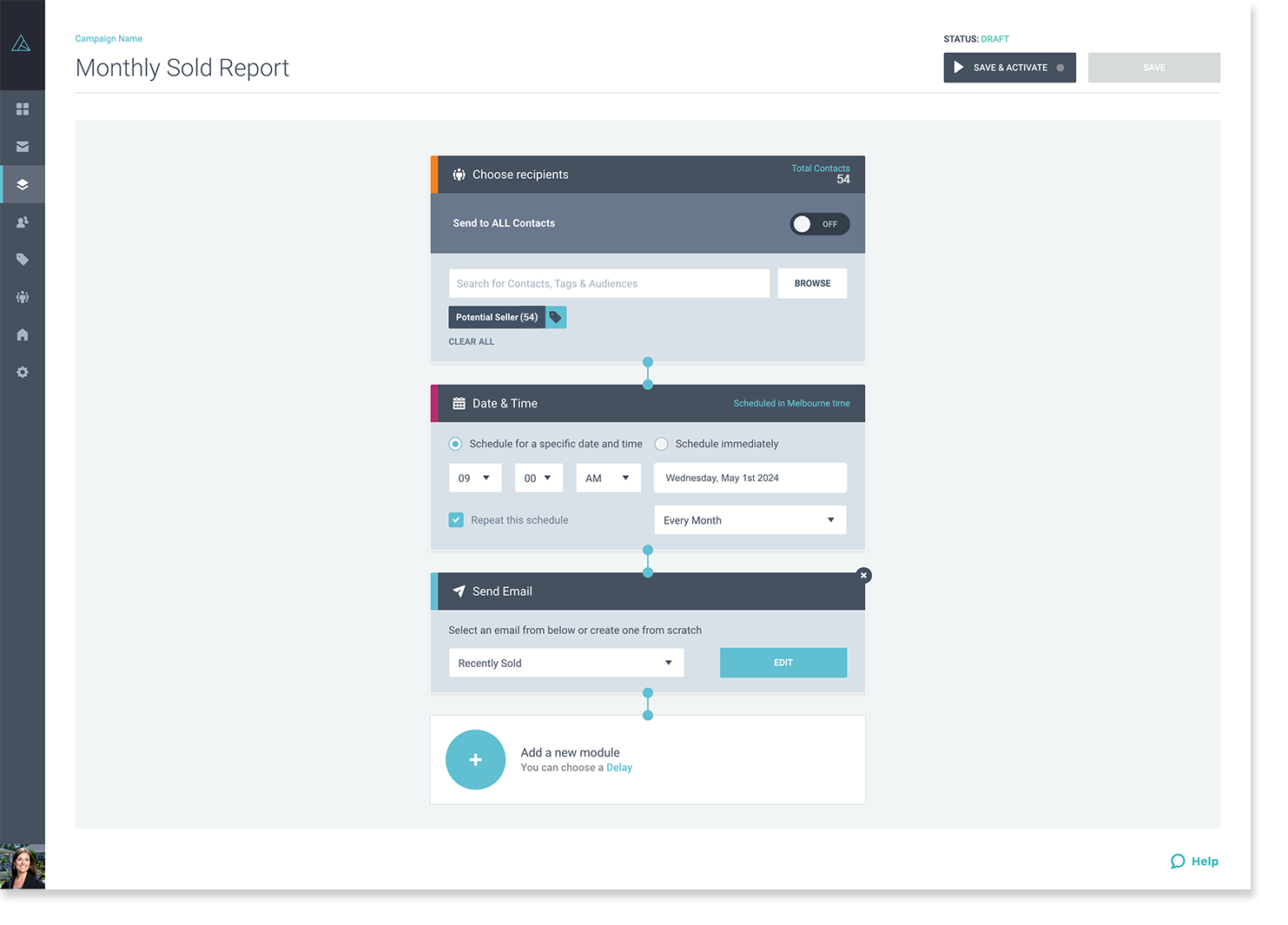 Use tags within campaign "Recipients" – ActivePipe