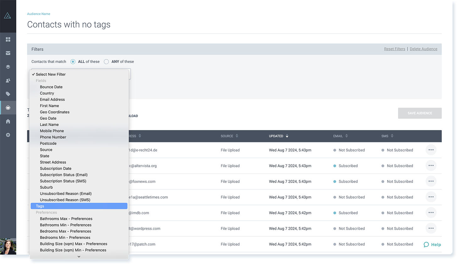 How to target contacts that do not have any tags – ActivePipe